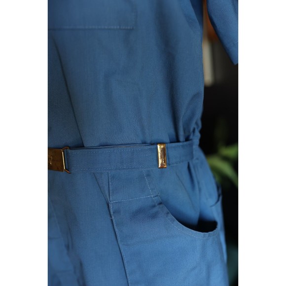 Unbranded | Pants & Jumpsuits | Vintage Blue Workwear Coveralls ...